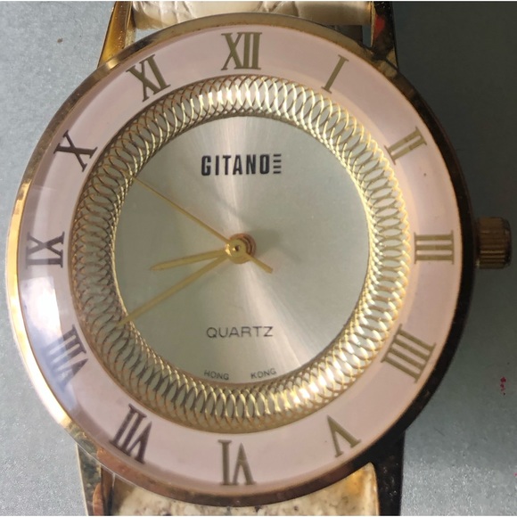 Gitano | Accessories | Vintage Gitano Watch Braided 79 Band Stainless ...